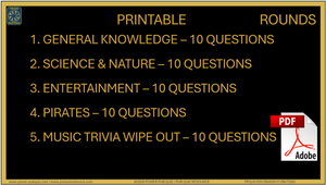 Pub Quiz – Power Pub Quiz